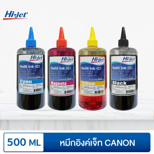 Hi-jet Inkjet Refill Ink for (CANON) 500 ml – Color Selectable, High ...