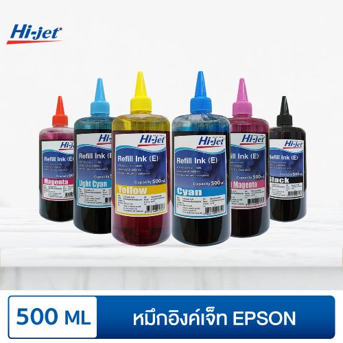 Hi-jet Inkjet Refill Ink for (EPSON) 500 ml – Color Selectable