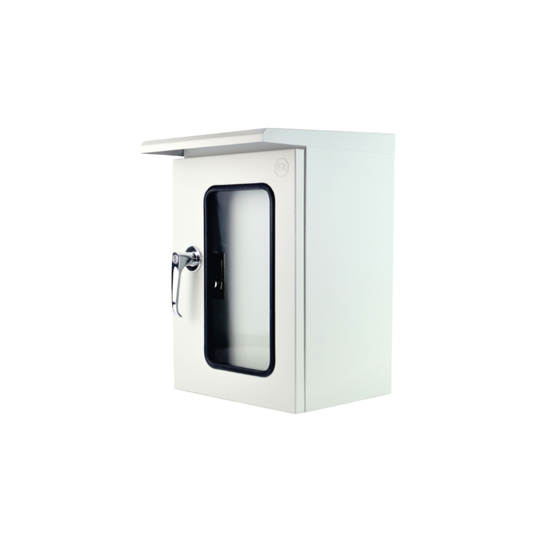 KBSG ตู้กันฝนมีหลังคา2ชั้น ทึบกระจก - KJL