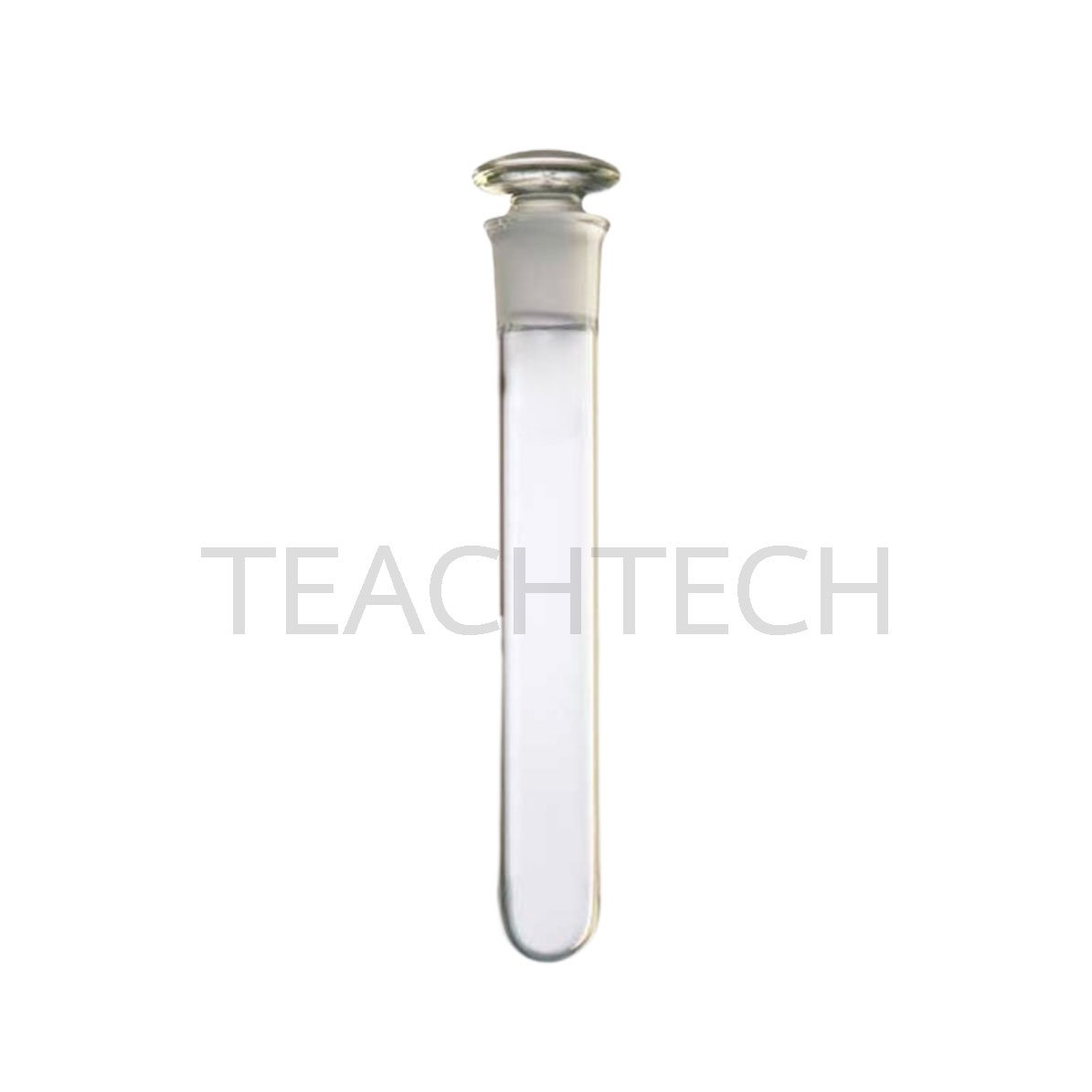 Test Tube With Stopper, Borosilicate glass test tube, plain with ...