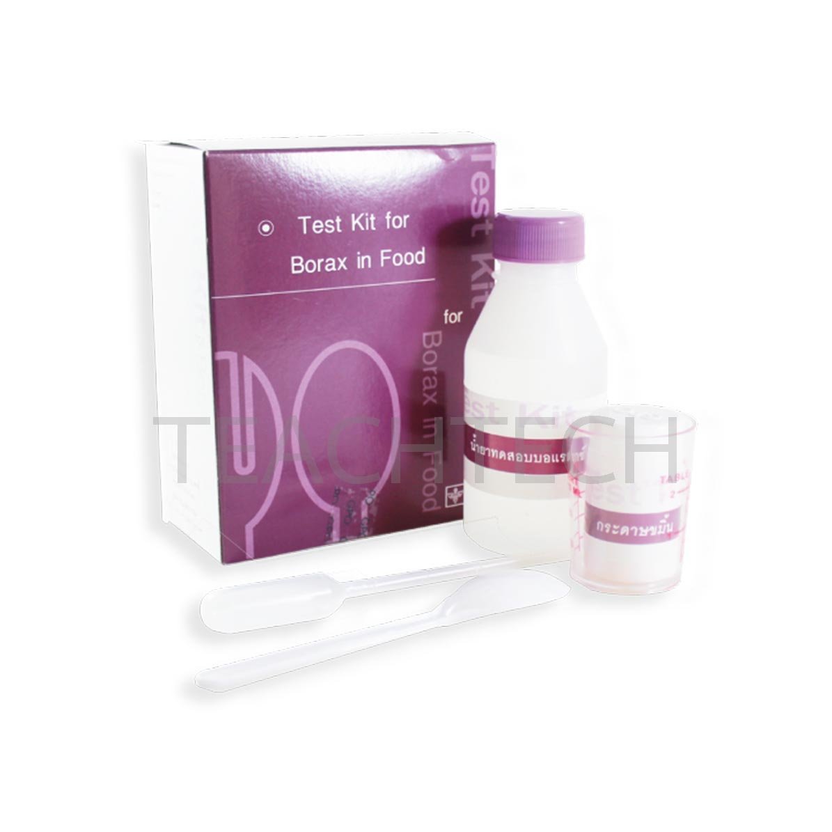 ชุดทดสอบบอแรกซ์ในอาหาร (ผงกรอบ) (50 tests/ชุด) (Borax in Food Test Kit ...
