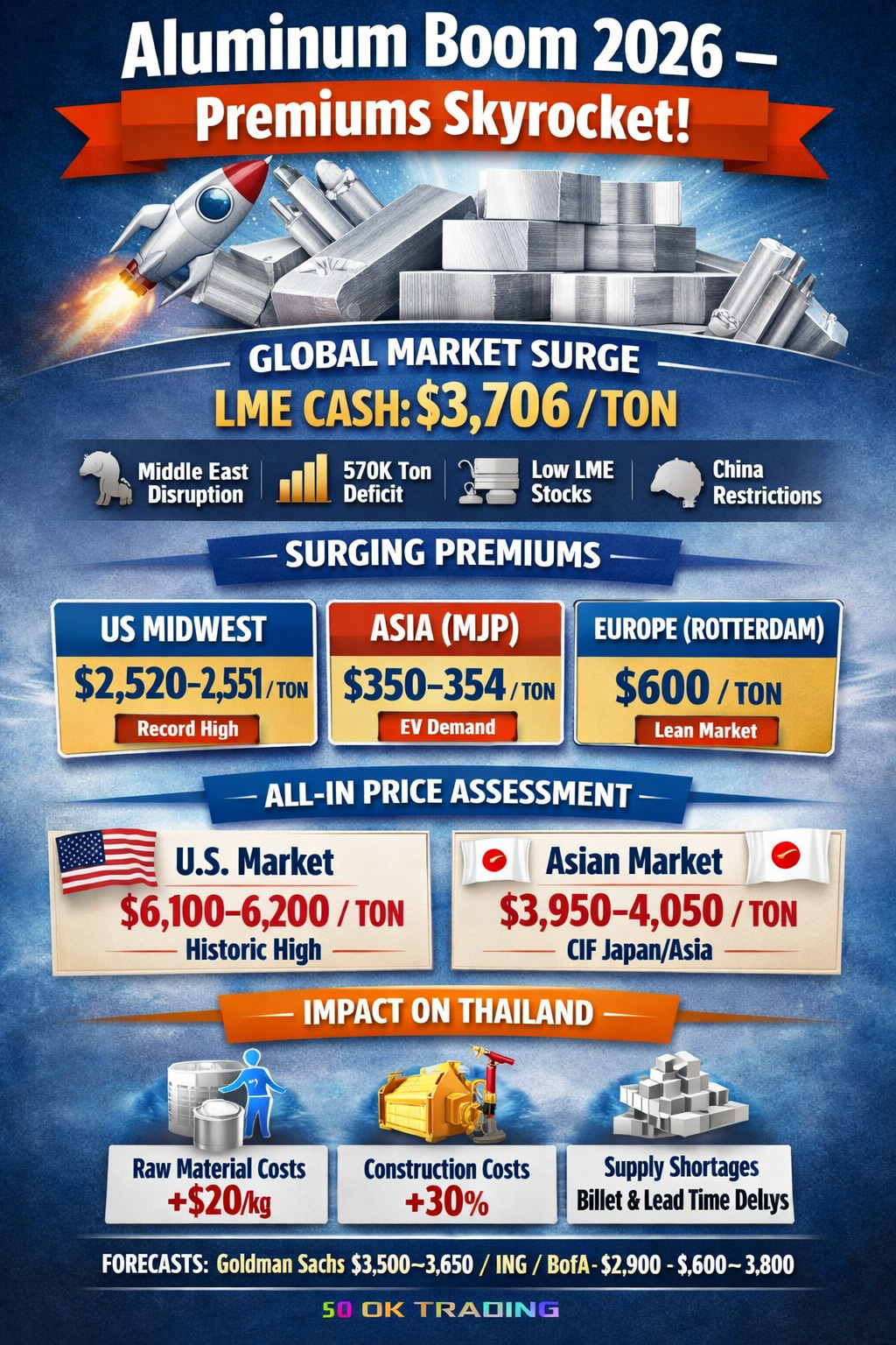 Aluminum Boom 2026: PRICE& Premiums Skyrocket, Trend&Outlook