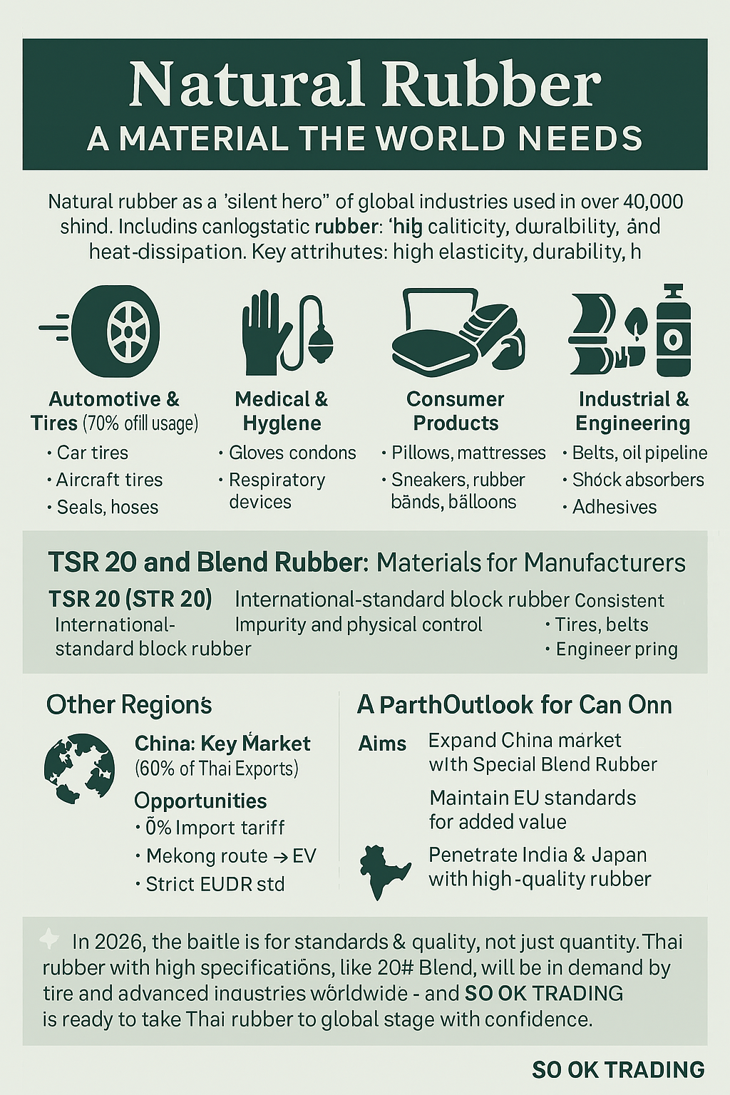 Thai Rubber Export Outlook 2026 & Global Rubber Trends: Standards ...