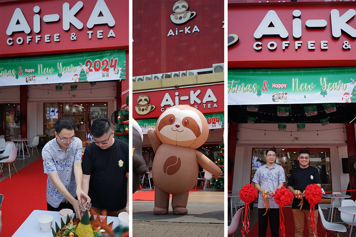 Keseruan Pembukaan Gerai Pertama Ai-KA Coffee & Tea