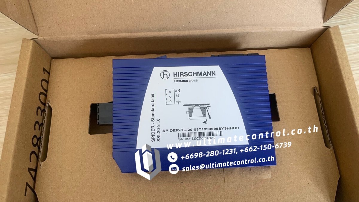 แบรนด์ HIRSCHMANN รุ่น SSL20-8TX ชนิด Rail Switch