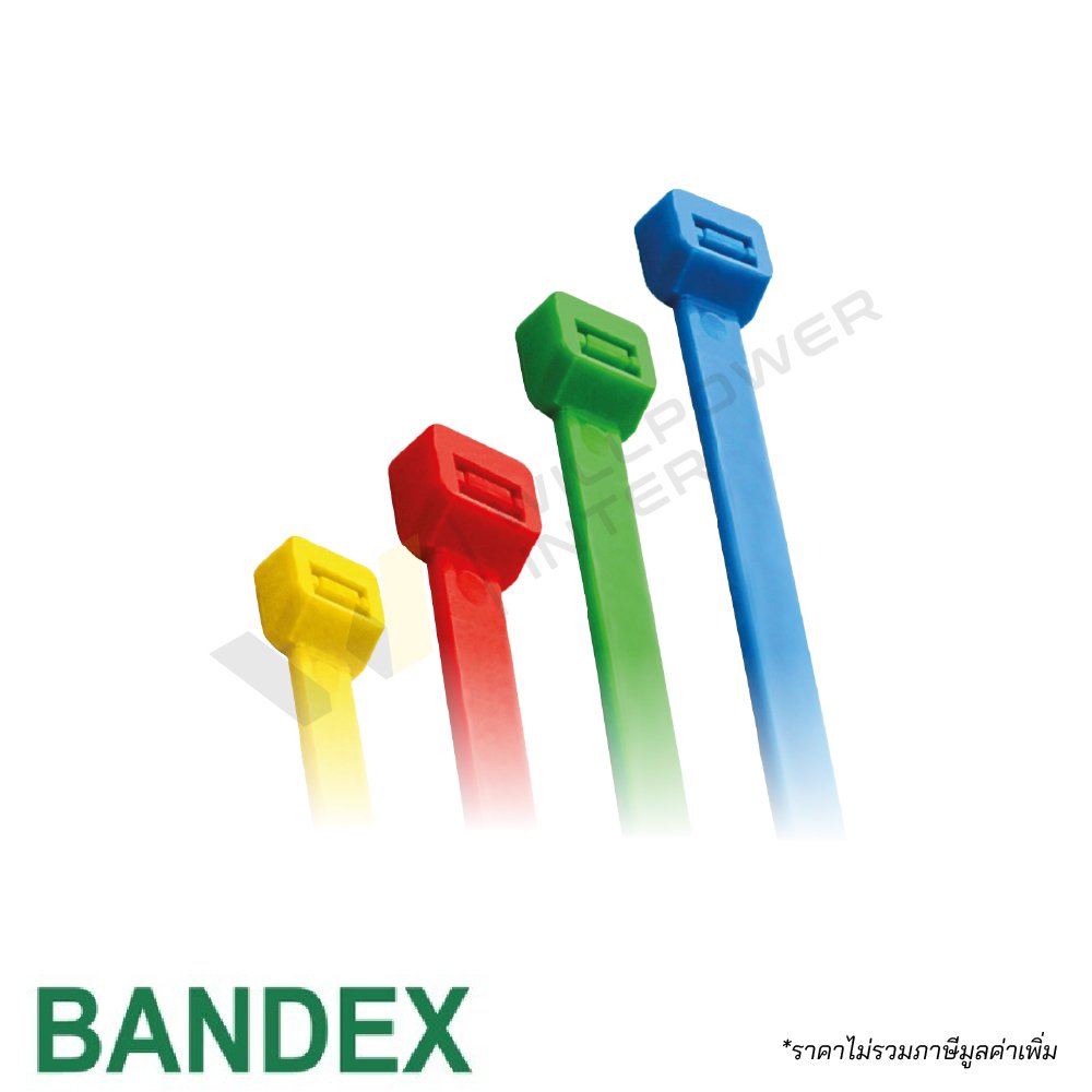 BANDEX | Cable Tie เคเบิ้ลไทร์มาตราฐานสีดำ (100ชิ้น)