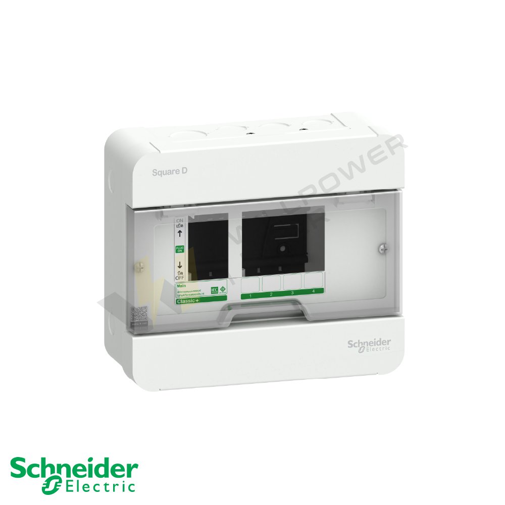ตู้คอนซูมเมอร์ Schneider Square D Classic+ Single Bus (4-18 ช่อง)
