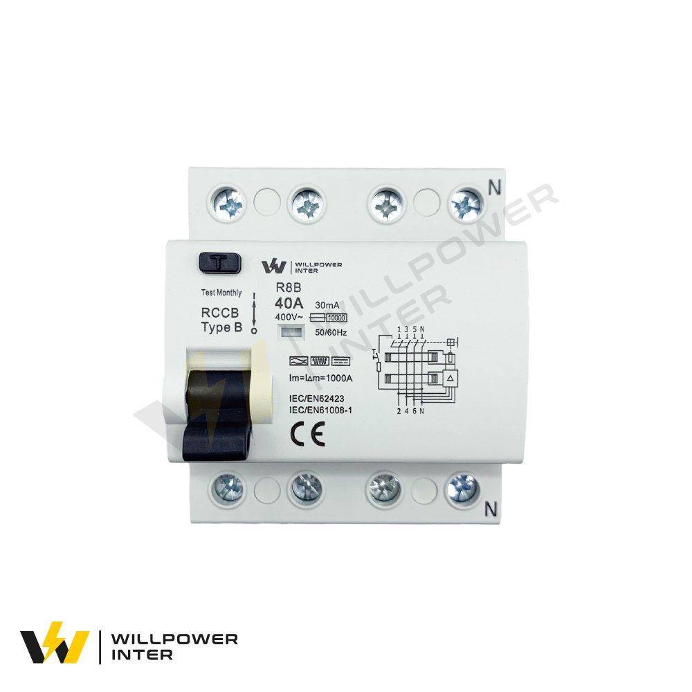 Willpower Inter | RCCB (RCD) TYPE B 30mA