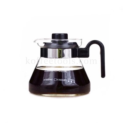 Server ด้ามจับสีดำ+ฝา 350 ml - koffeetools