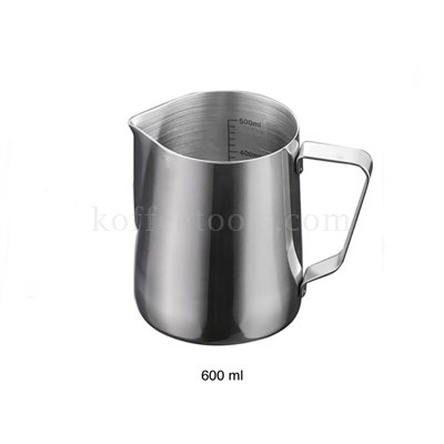 เหยือกตีฟองนม ขนาด 550 ml มีขีดสเกลด้านในสูงสุด 500 ml - koffeetools