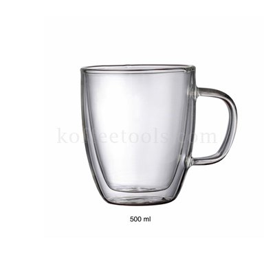 แก้ว double wall 500 ml - koffeetools