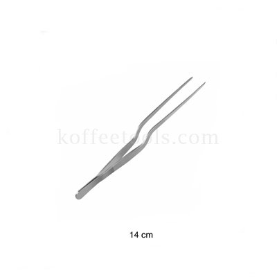 Tweezer ที่คีบสแตนเลส Bar Tong 14 cm - koffeetools