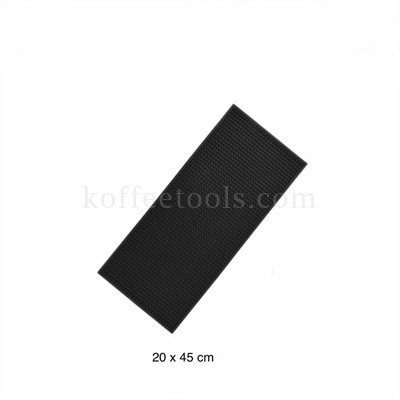 BAR MAT 20x45 cm สีดำ - koffeetools