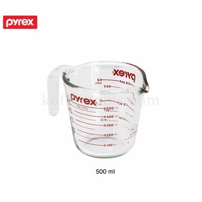 ถ้วยตวงแก้ว Pyrex 500 ml - koffeetools