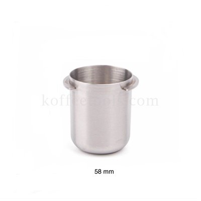 ถ้วยโดสกาแฟ dosing cup สแตนเลส สีเงิน 58 mm - koffeetools