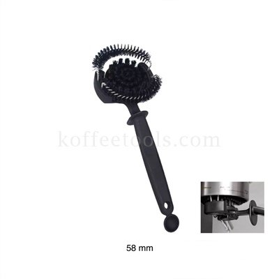 แปรงทำความสะอาดเครื่องชงกาแฟ 58 mm - koffeetools