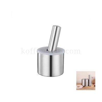 ชุดครกสแตนเลส304(ครก+สาก+ฝาปิด) grade B - koffeetools