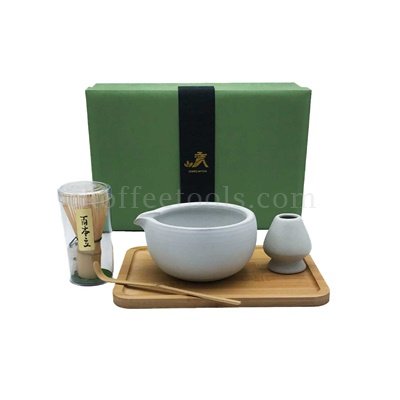 ชุดชามัทฉะ MAINDO Full Set (Light Stone Color) - koffeetools