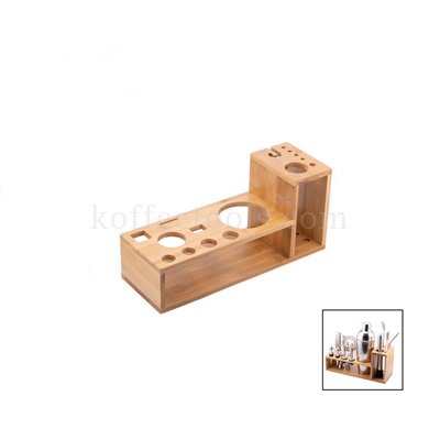 ที่วางอุปกรณ์บาร์ไม้ - koffeetools