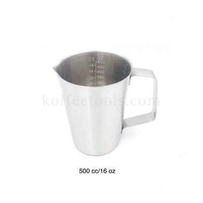 เหยือกอเนกประสงค์สแตนเลส18-8 ( 500 cc/16 oz) - koffeetools