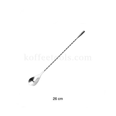 ช้อนบาร์ สแตนเลสปลายมน 26 cm - koffeetools
