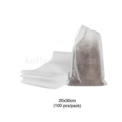 ถุงกรองชา 20x30 cm(100 pcs/pack) - koffeetools