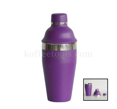 Shaker สแตนเลส 550 ml สีม่วง - koffeetools