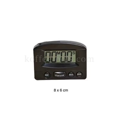 นาฬิกาดิจิตอลจับเวลา M+(8*6 cm ) สีดำ - koffeetools