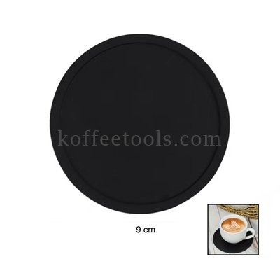 ยางรองแก้วสีดำ 9 cm - koffeetools
