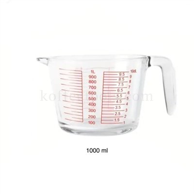 ถ้วยตวงแก้ว 1,000 ml (32 oz) - koffeetools