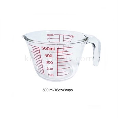 แก้วตวง 500 ml /16 oz/2cups - koffeetools