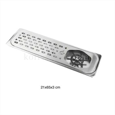 ที่ล้างแก้วอัตโนมัติ สแตนเลสสีเงิน ขนาด 21x65x3 cm - koffeetools