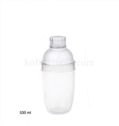 เชคเกอร์พลาสติกPP 530 ml - koffeetools