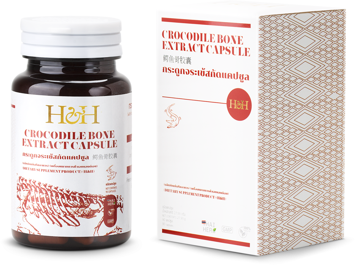 Crocodile bone extract capsule (Dietary supplement product)