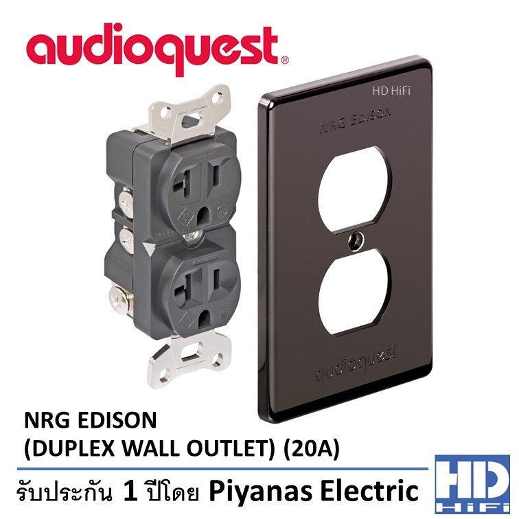 AudioQuest NRG Edison (Duplex Wall Outlet) (20A) - hd-hifi