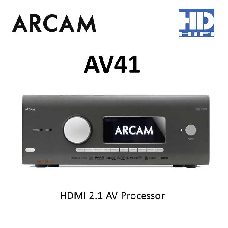 Arcam AV41 HDMI 2.1 AV Processor - hd-hifi