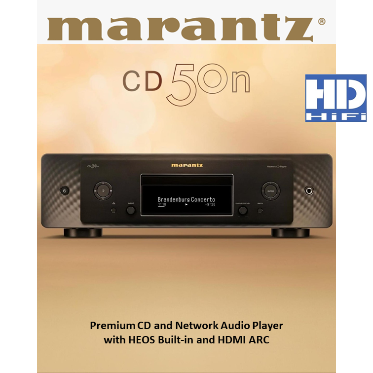 Marantz CD50n Premium CD and Network Audio Player with HEOS Built-in ...