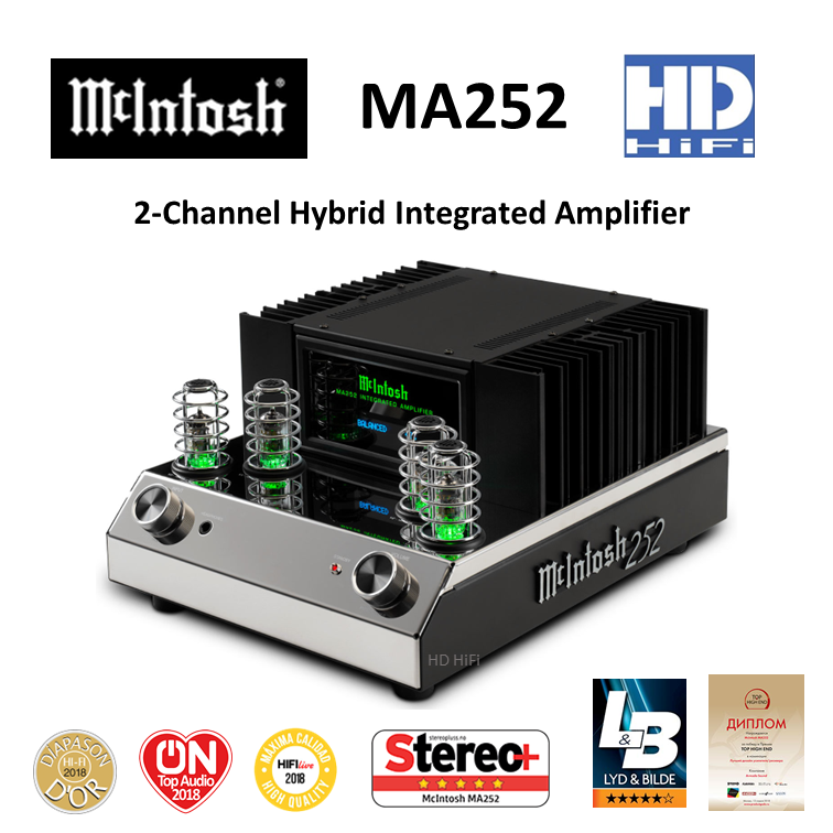 Mcintosh MA252 Hybrid Integrated Amplifier 2-Channel - hd-hifi