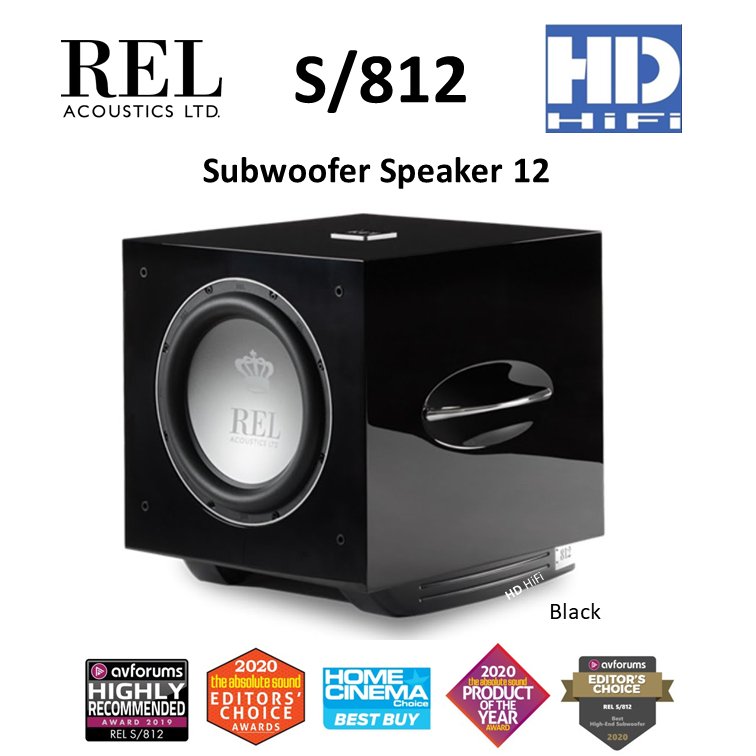 REL S-812 Subwoofer Speaker 12'' - hd-hifi