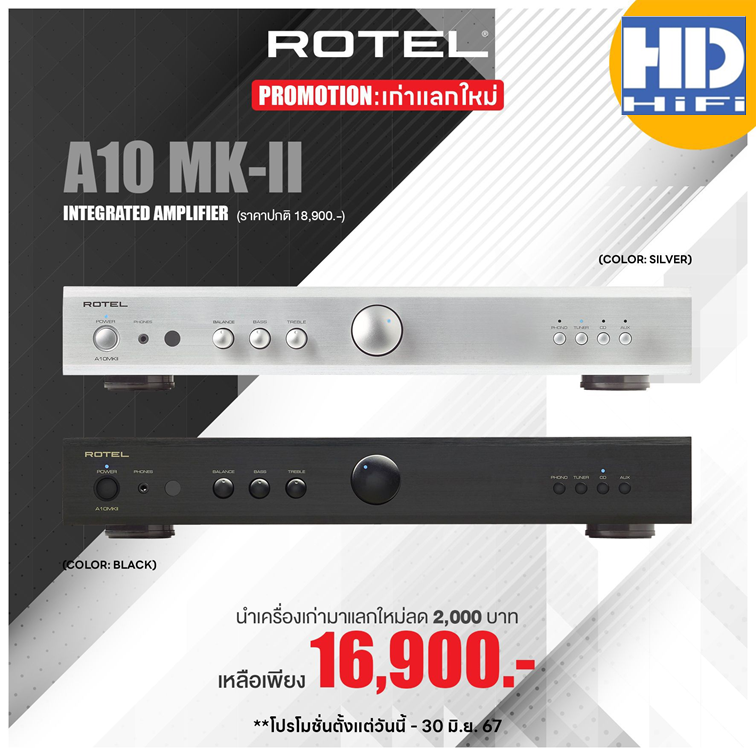 ROTEL A10 MK II Integrated Amplifier