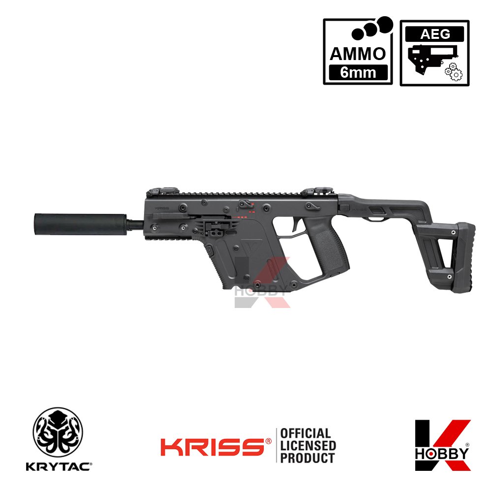 KRYTAC - KRISS VECTOR SMG + Mock Suppressor (Black)