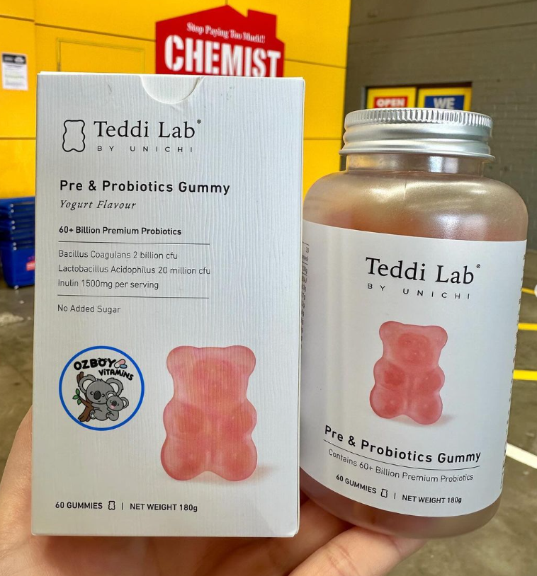 Teddi Lab by Unichi Pre & Probiotics Gummy - ozboyvitamins