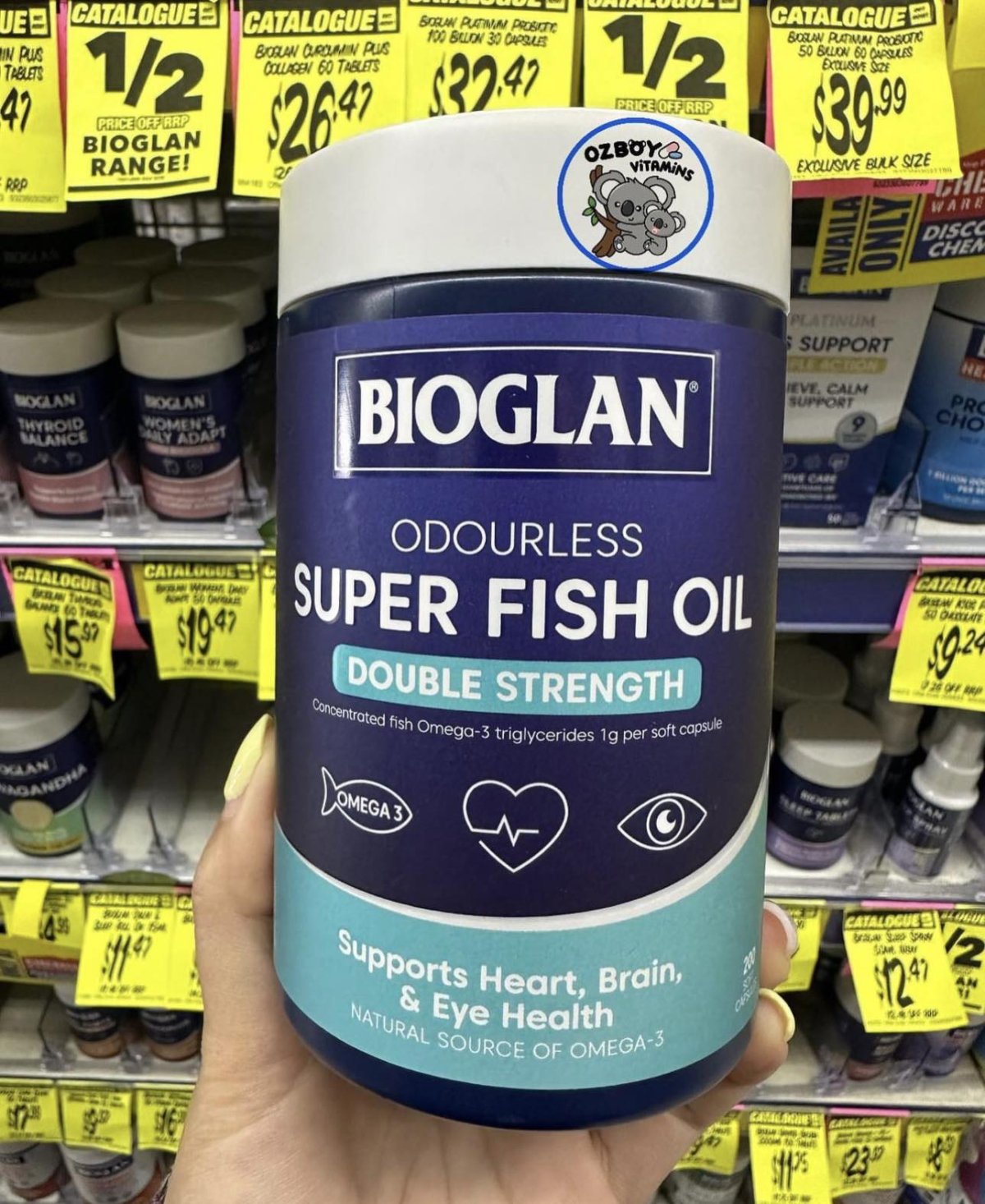 Bioglan Odourless super fish oil 2000mg - ozboyvitamins