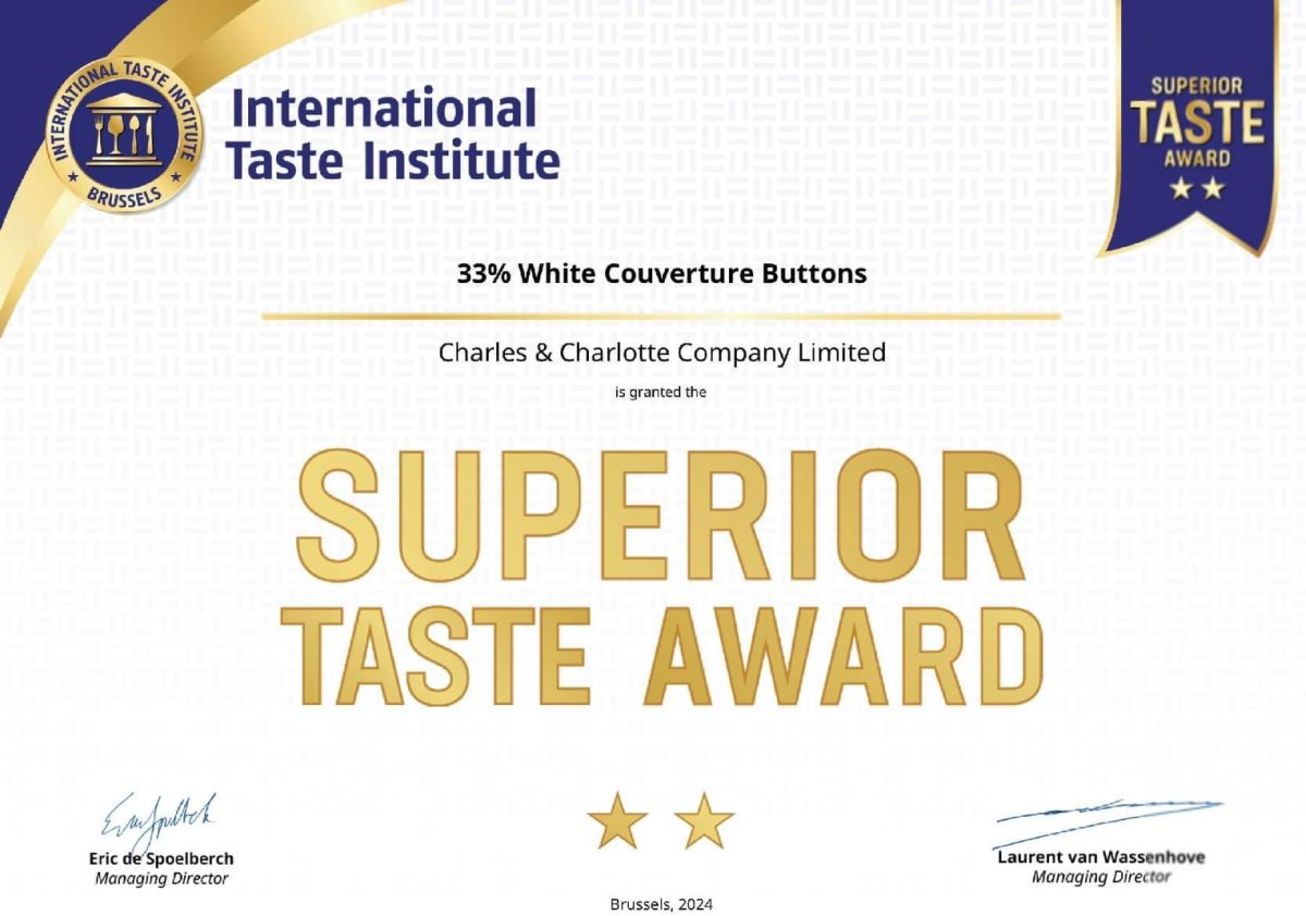 2024 Superior Taste Award from International Taste Institute (Brussels)