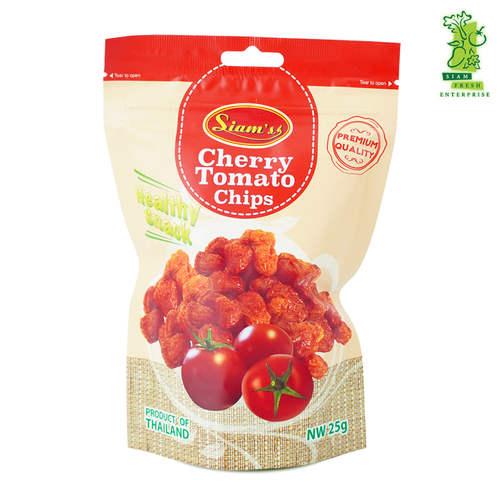 Siam Fresh⎮Siam's Cherry Tomato Chips มะเขือเทศกรอบ - siamfresh