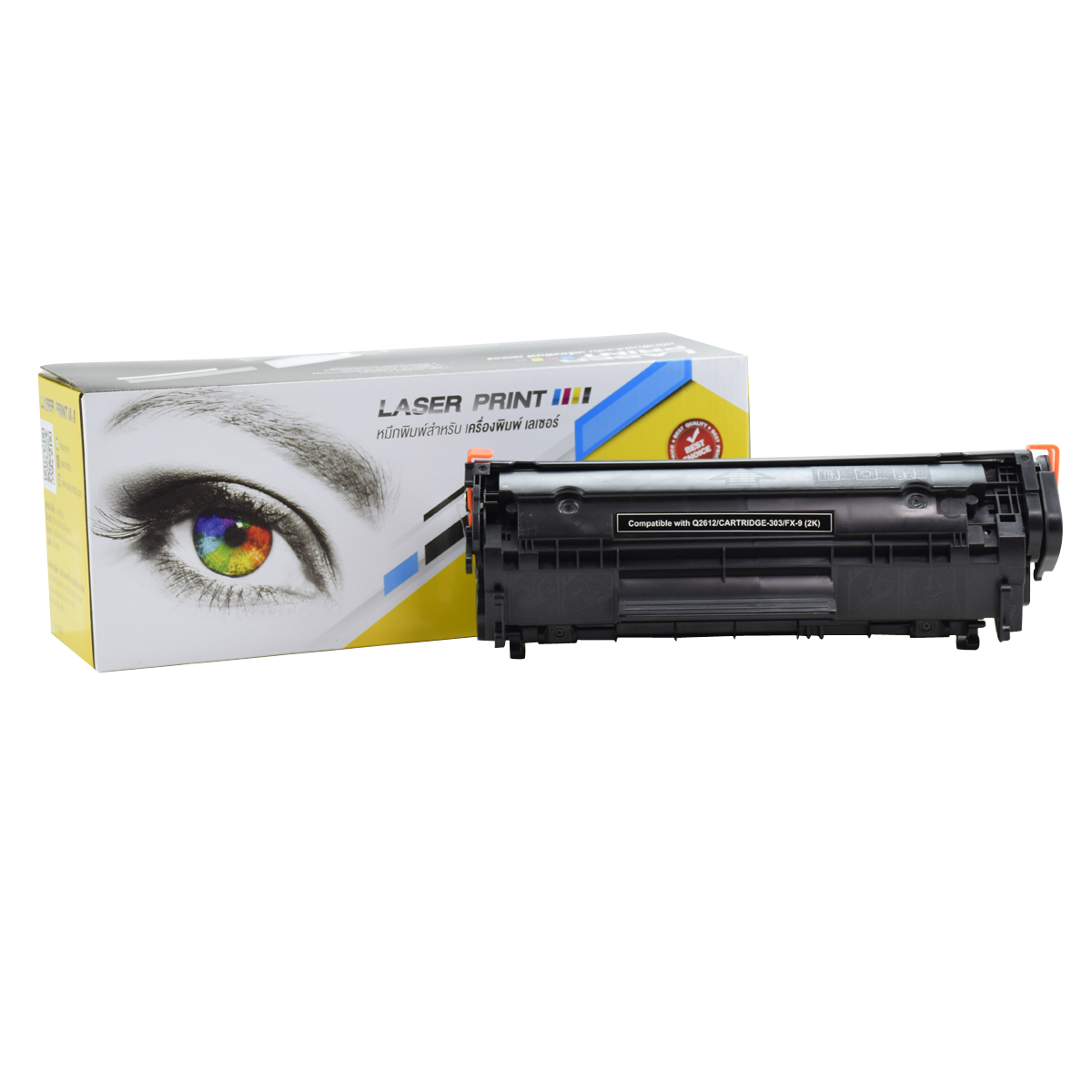 HP Q2612A/Canon Cartridge 303/FX-9 2k Laserprint Black