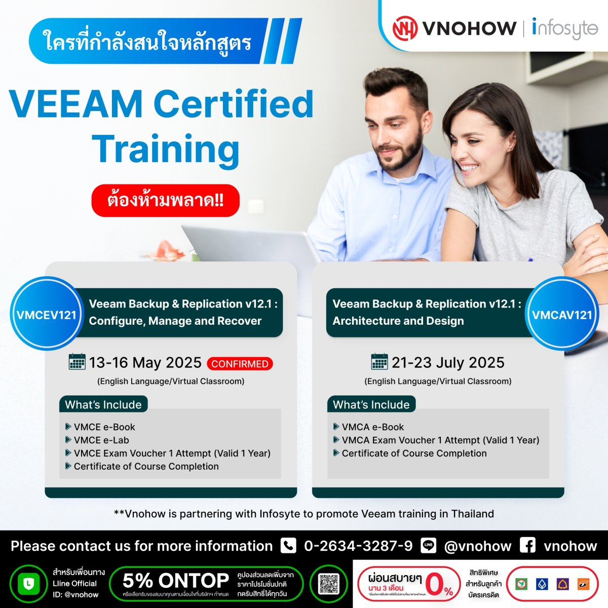 เตรียมพร้อมสู่การเป็นผู้เชี่ยวชาญ Veeam Backup & Replication ที่วีโนฮาว