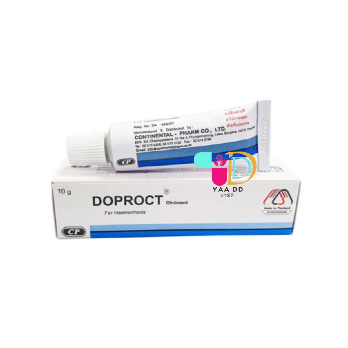 ดูปร๊อค ขี้ผึ้งสำหรับทาริดสีดวงทวาร DOPROCT OINTMENT