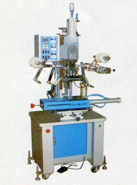 Hot stamping Auto plate & round stamping machine