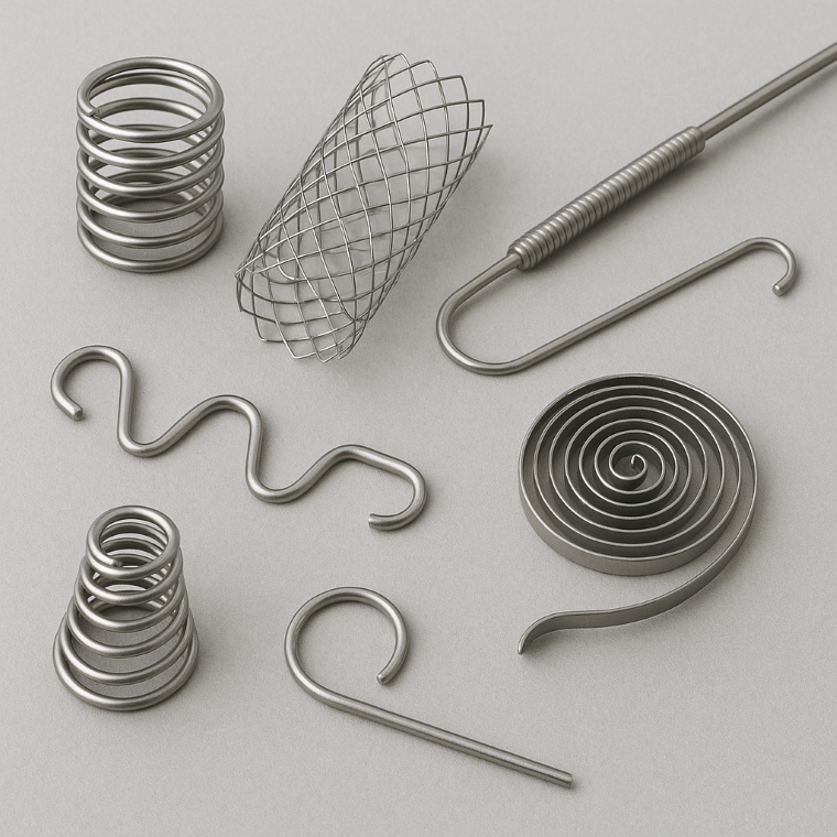 ลวดสปริงสำหรับงานทางการแพทย์ (Medical Spring Wire)